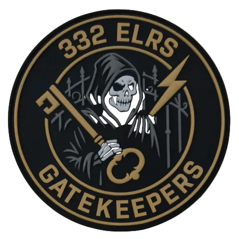 332 ELRS 26.1 Gatekeepers Reaper PVC Patch - Badass Patches