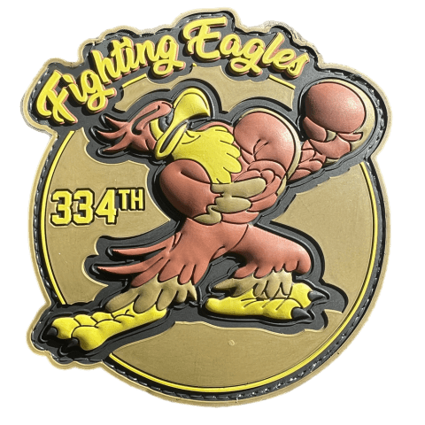 334th FS Fighting Eagles PVC PVC Patch – Badass Patches