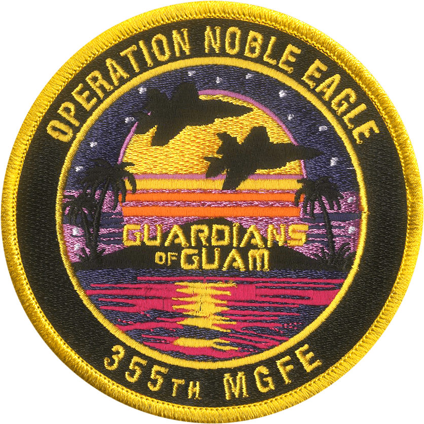 355 MGFE Guardians of Guam Embroidered Patch – Badass Patches