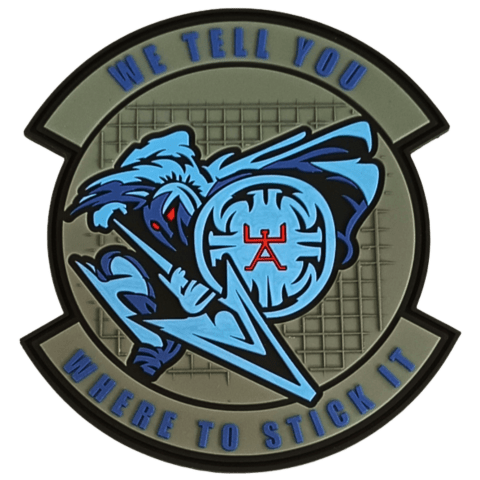 378 EA We Tell You PVC Patch – Badass Patches