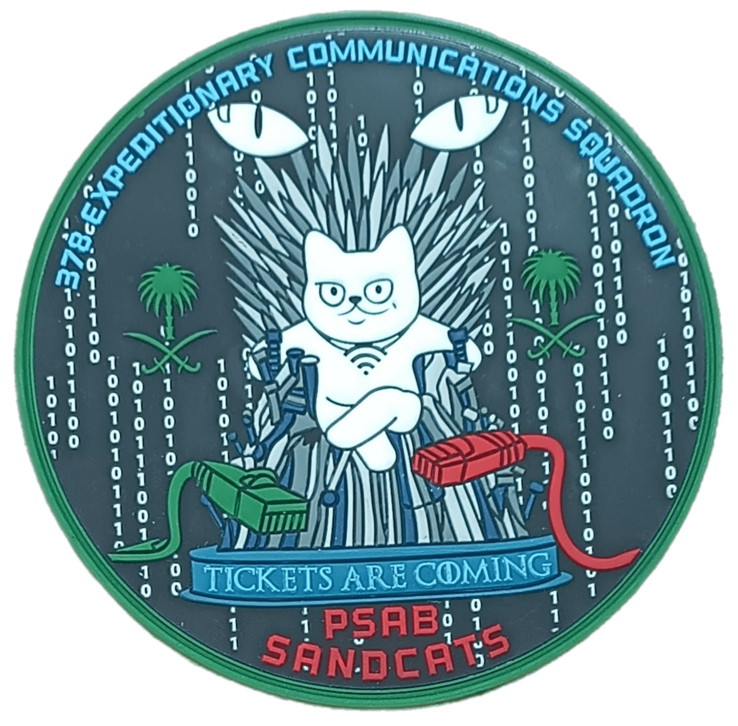 378 ECS Sandcats PVC Patch – Badass Patches