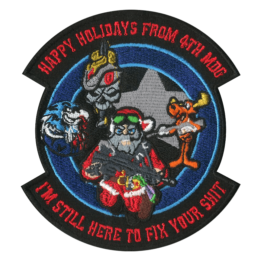 4 MDG Medical Holiday Santa Embroidered Patch – Badass Patches