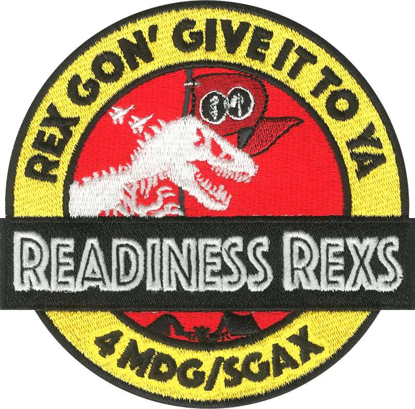 4 MDG Medical Readiness Rexs Embroidered Patch – Badass Patches