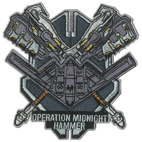 40th EAS Midnight Hammer Embroidered Patch – Badass Patches