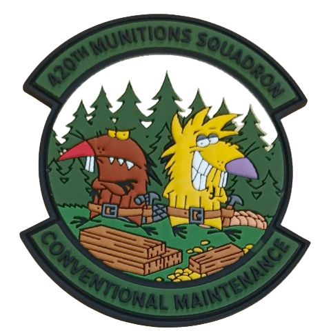 420 MUNS CMX WOODS PVC Patch - Badass Patches