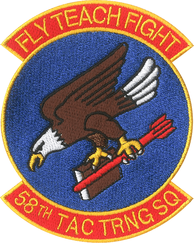58TH TRS Eagle Embroidered Patch - Badass Patches