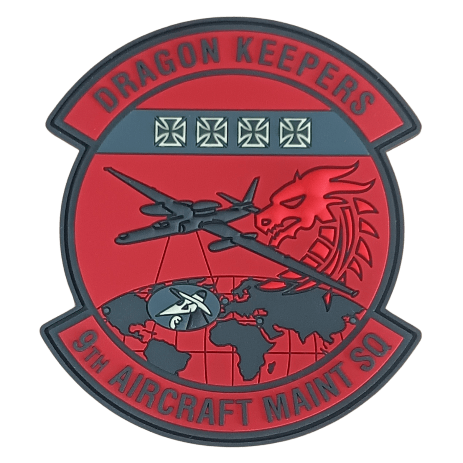 9 AMXS Dragon Keepers Spy PVC Patch – Badass Patches