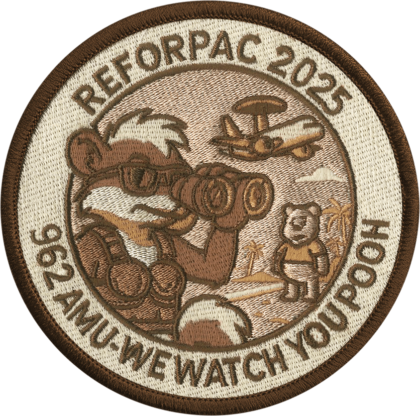 962 AMU Reforpac 2025 Embroidered Patch – Badass Patches