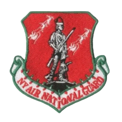 NY Air National Guard Embroidered Patch - Badass Patches