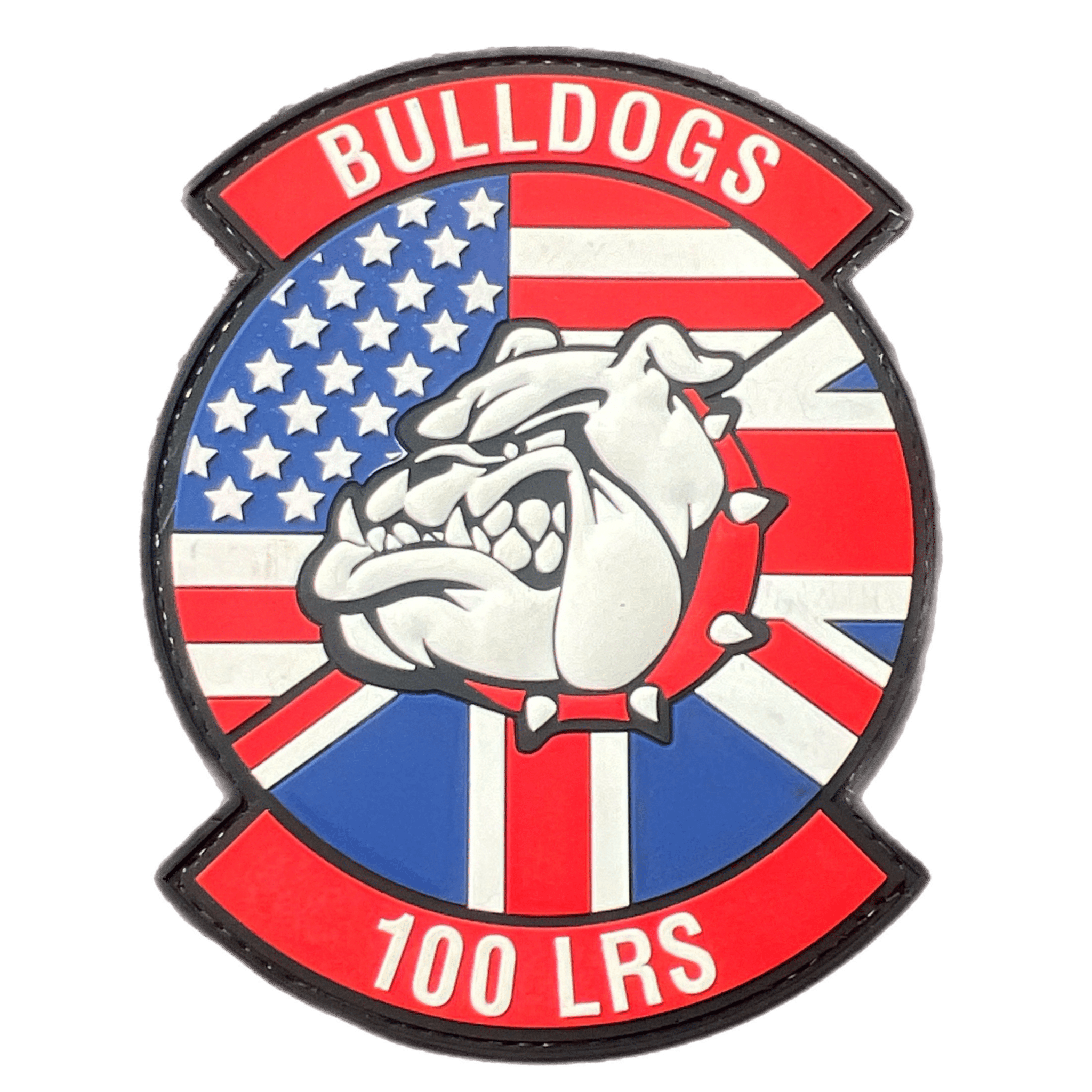 BULLDOG FLAG 100 LRS PVC Patch – Badass Patches