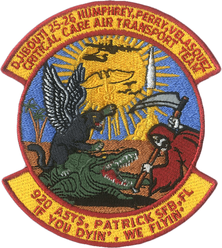 CCATT Djibouti 25-26 Embroidered Patch - Badass Patches