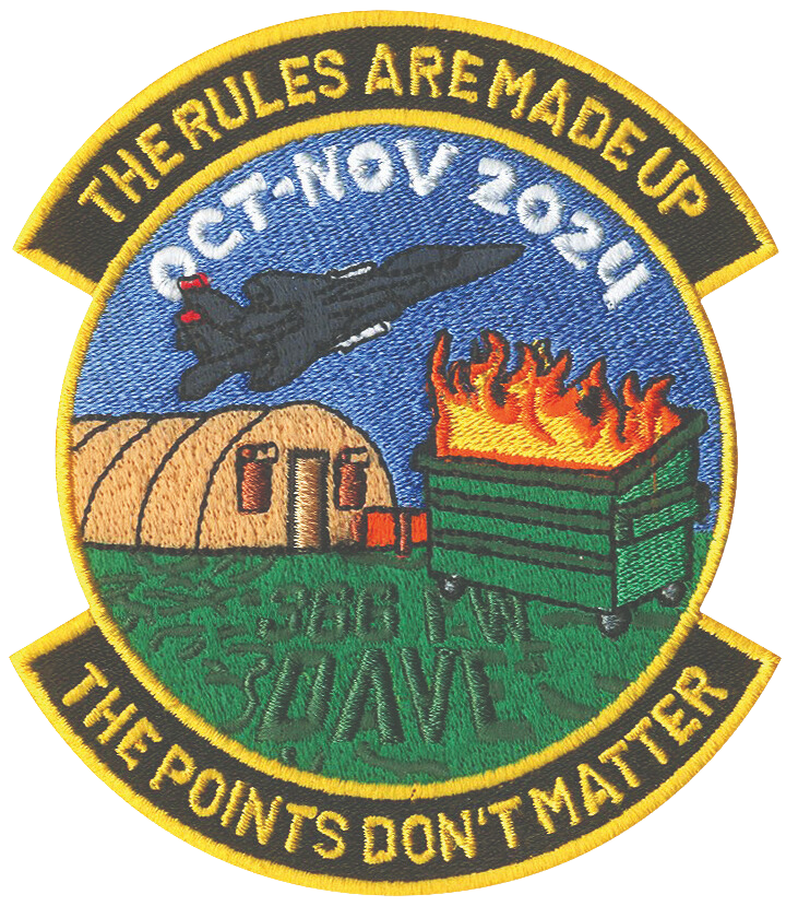 366 FW DAVE Dumpster Fire Rules – Badass Patches
