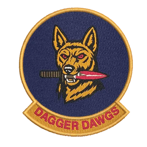 Dagger Dawgs Woven Patch - Badass Patches