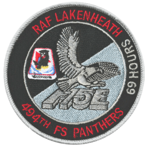 Day/Night 494th Panther 69 HRS Embroidered Patch – Badass Patches