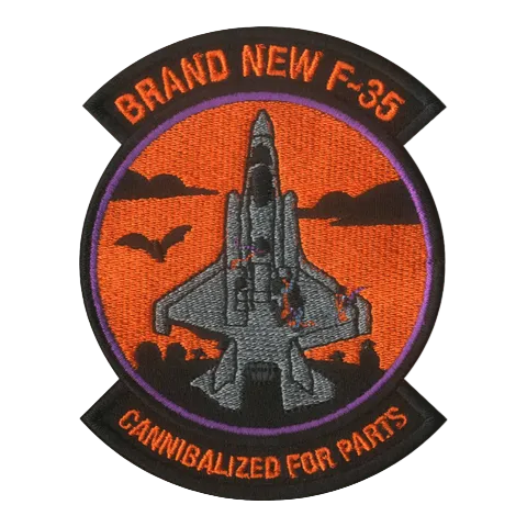 Frankenstein F-35 Embroidered Patch – Badass Patches