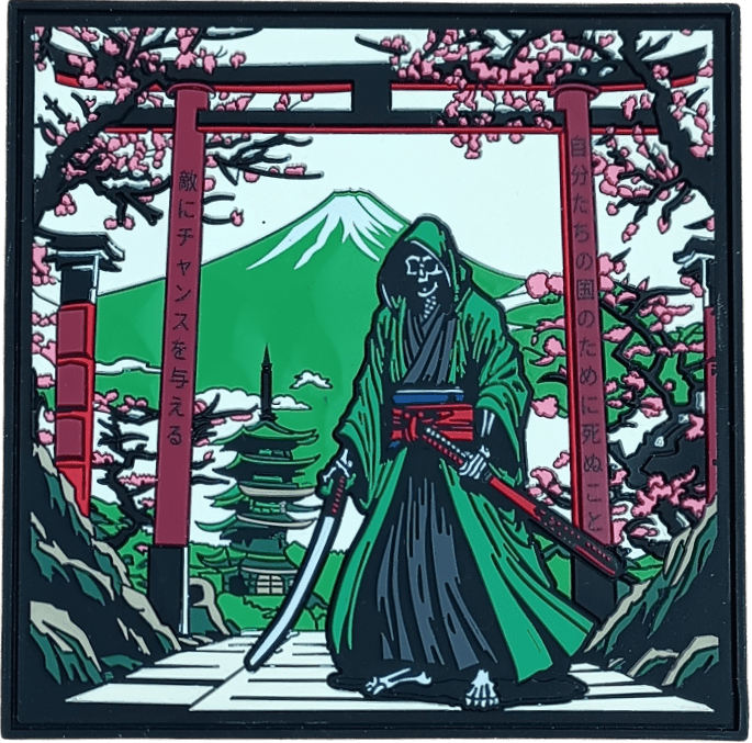 Japanese Reaper PVC Patch – Badass Patches