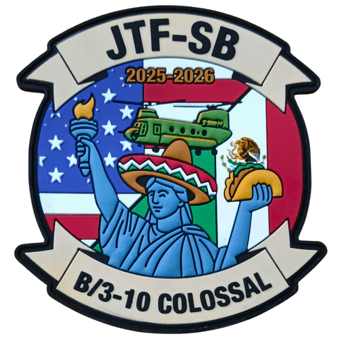 JTF-SB B/3-10 Colossal PVC Patch - Badass Patches