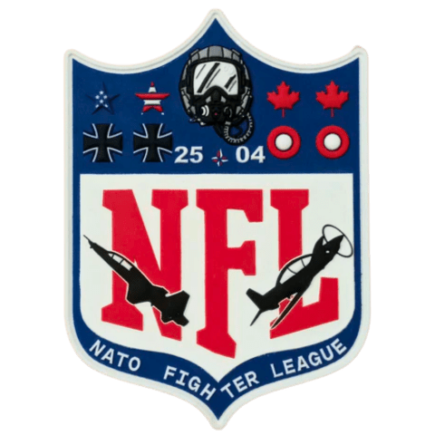 NATO NFL Fighter League UPT (25-04) PVC PVC Patch – Badass Patches