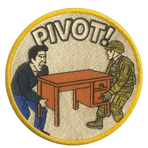 Pivot Embroidered Patch - Badass Patches