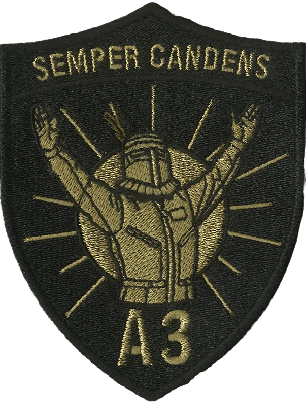 Semper Candens A3 OCP Embroidered Patch - Badass Patches