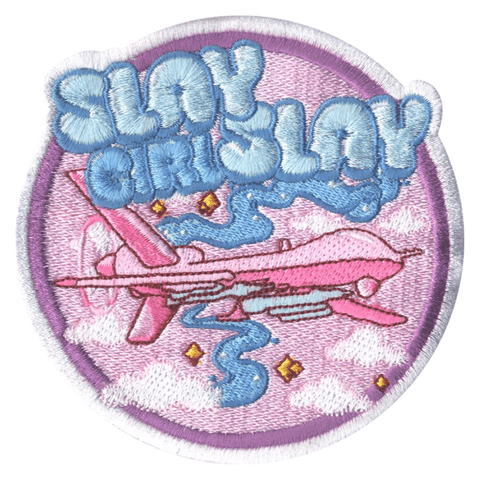 Slay Girl Slay Embroidered Patch - Lost Link Memes x SCIF Rat Supply Co – Badass Patches