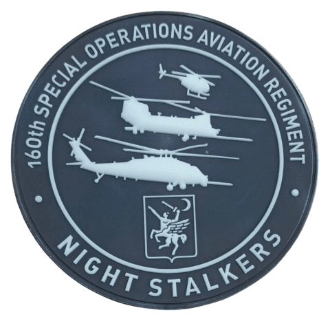 SPECIAL OPS Night Stalkers Glow In The Dark PVC Patch - Badass Patches