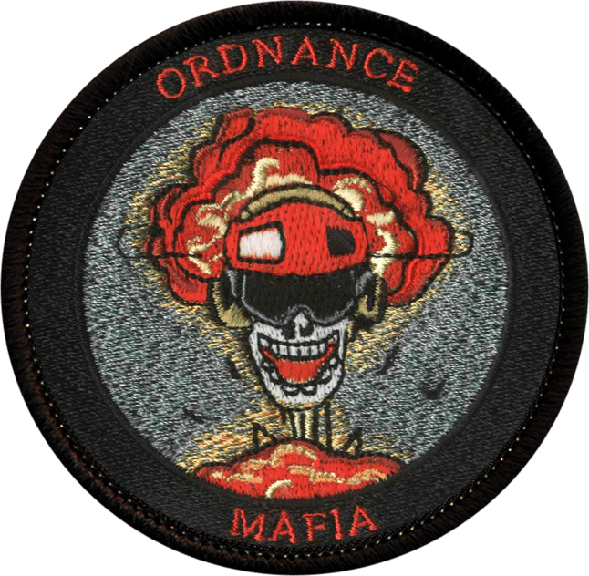 USMC Ordnance Skull Embroidered Patch – Badass Patches