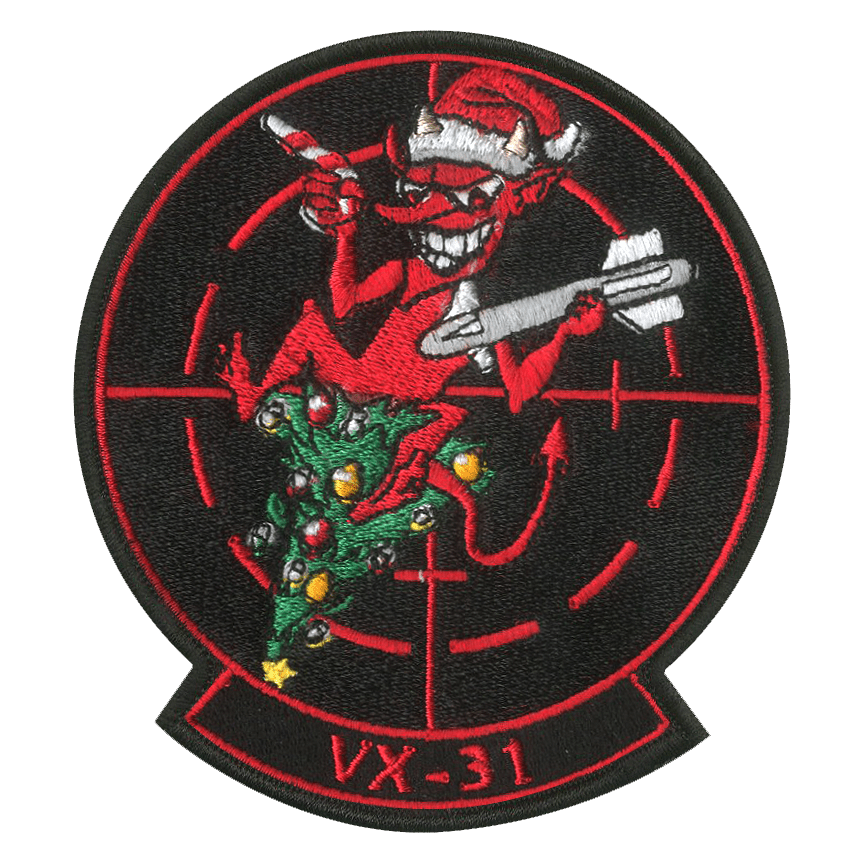 VX-31 Dust Devil Holiday Embroidered Patch – Badass Patches