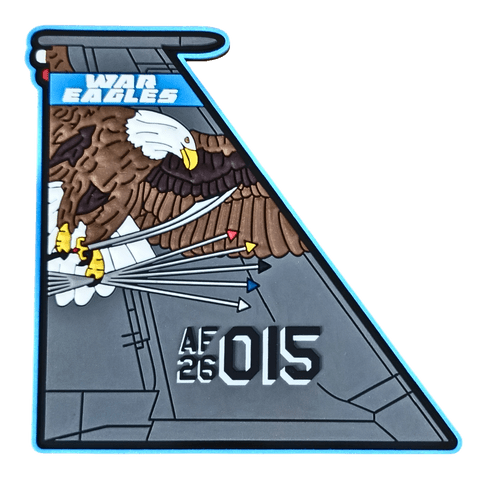 War Eagles Tail Flash PVC Patch - Badass Patches