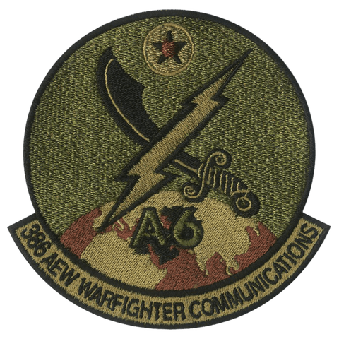 Warfighter Wing A6 OCP Embroidered Patch – Badass Patches