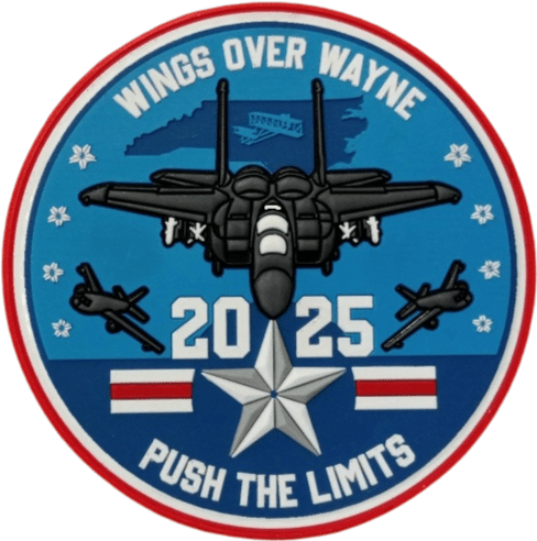 Wings Over Wayne 2025 PVC Air Show PVC Patch – Badass Patches