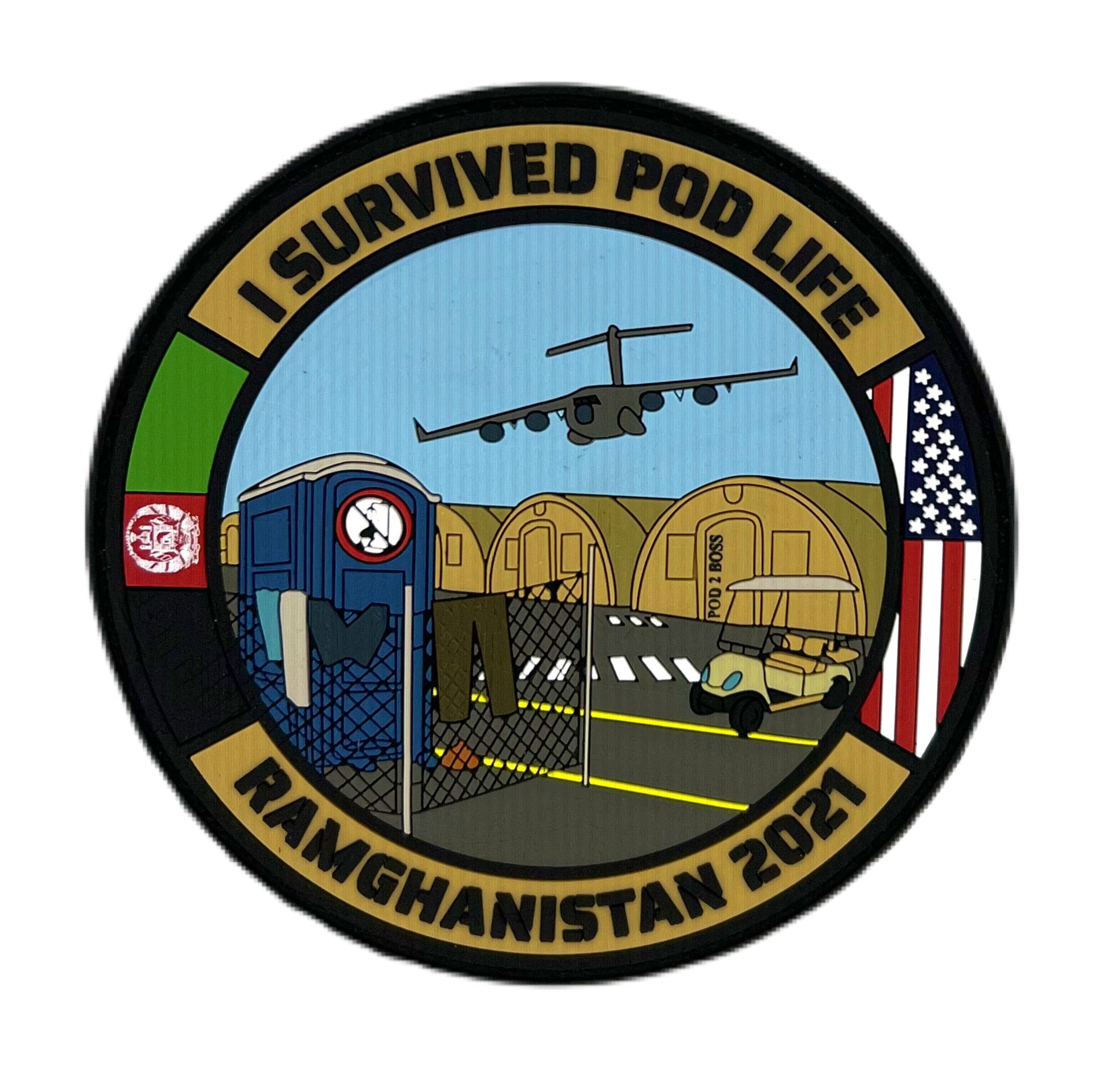 "I Survived Pod Life" PVC Patch - Badass Patches