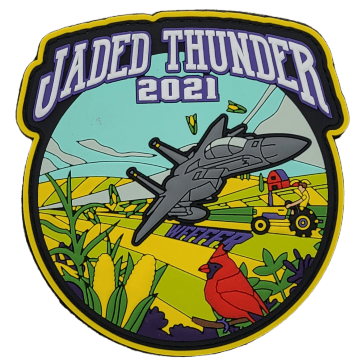 Jaded Thunder Rustic Rockets PVC Patch – Badass Patches